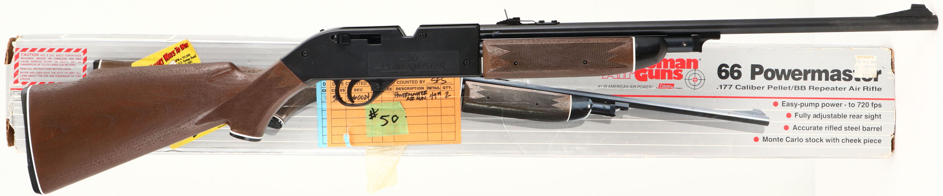 Item # 4446 (Ended 2024-08-30 17:01:00) - Crosman Model 66 Power master ...