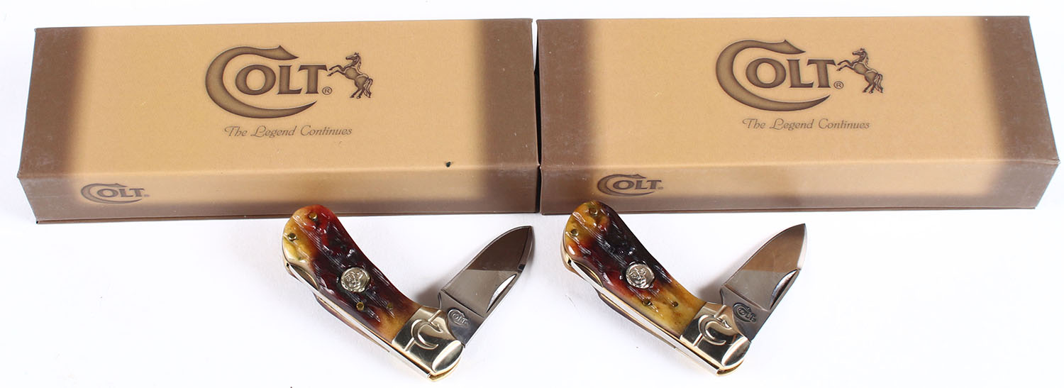 Item # 90578 (Ended 2025-06-17 15:45:08) - Lot of 2 Colt folding blade ...