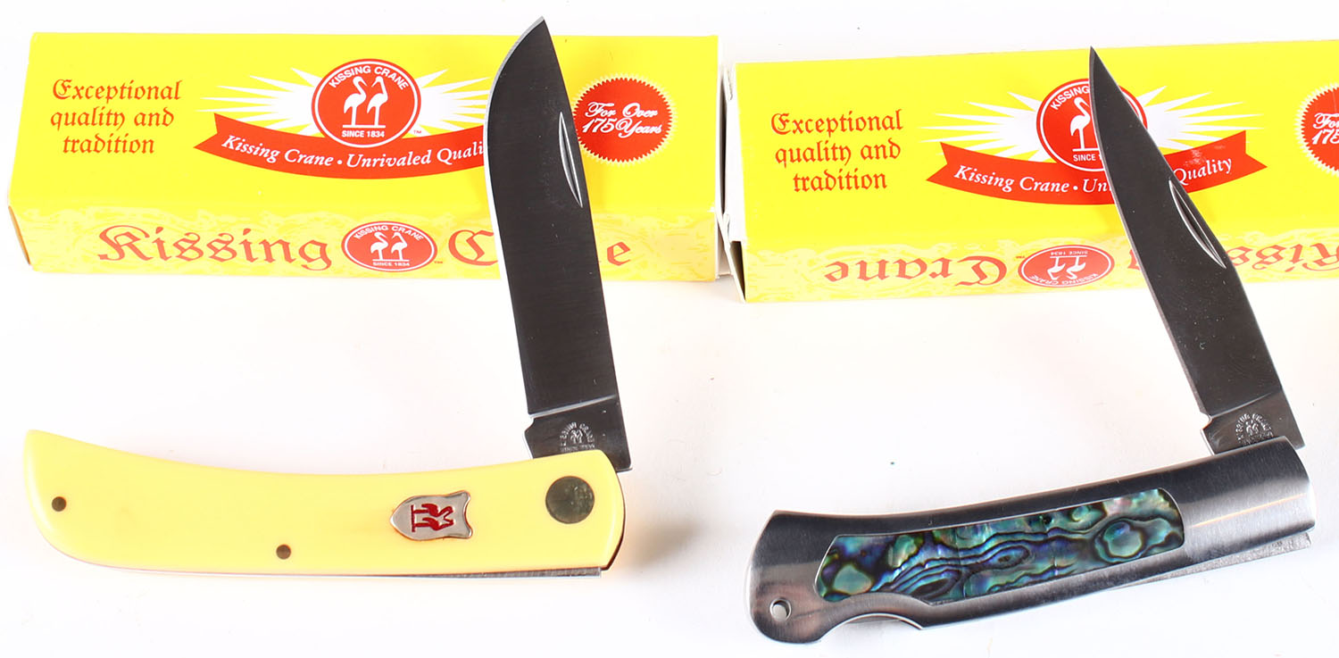 Item # 90588 (Ended 2025-08-26 08:06:07) - Lot of 2 Kissing Crane ...