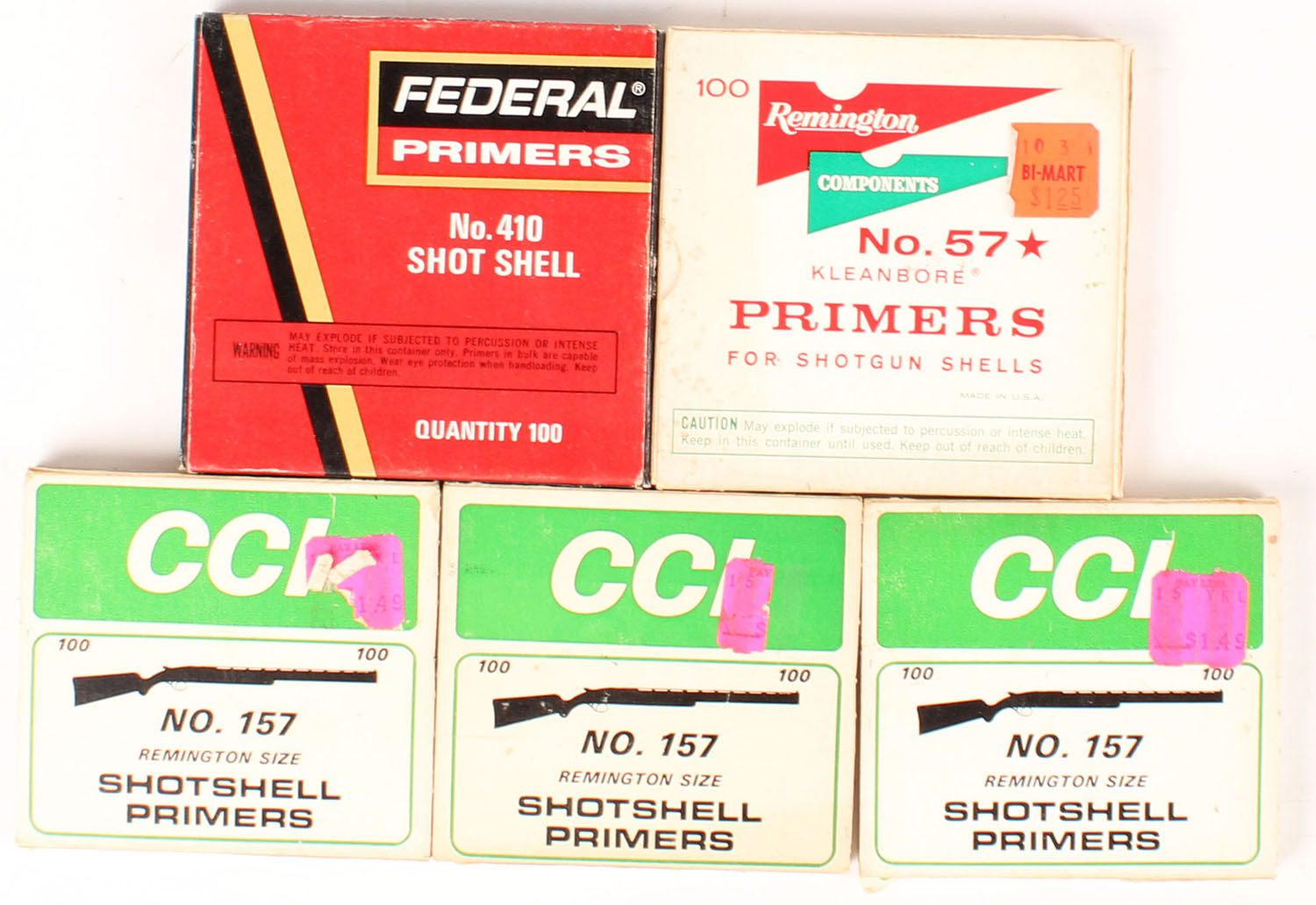 Item # 90132 (Ended 2025-09-17 06:46:08) - Lot of 5 various primers ...